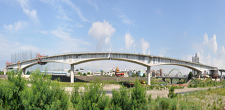 Corrugated steel web bridge nears completion - Taiwan Today