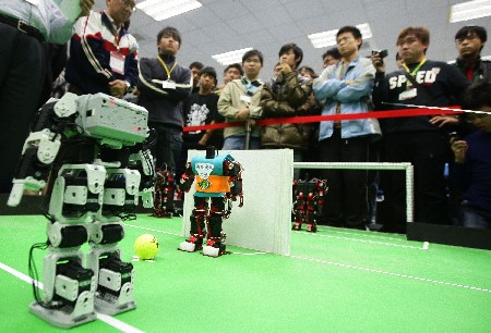 Robots on the football field - Taiwan Today