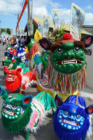 Traditional lion masks - Taiwan Today