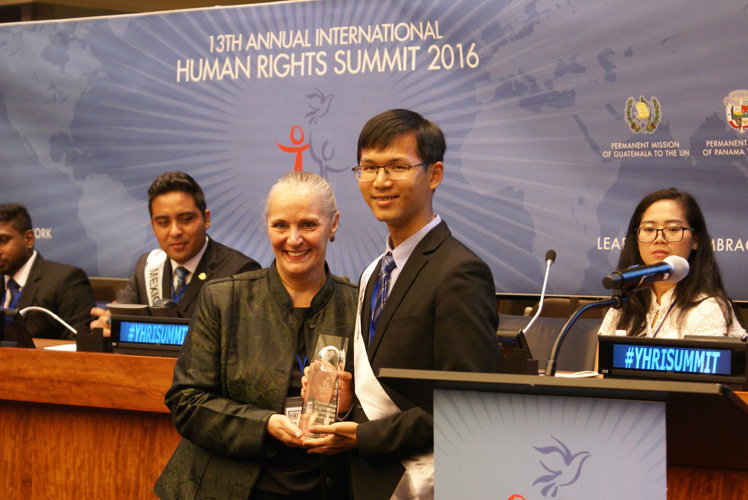Taiwan student wins human rights award - Taiwan Today