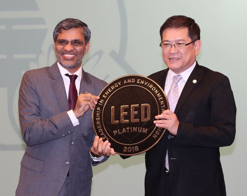 Taipower headquarters earns highest-level green building certification ...