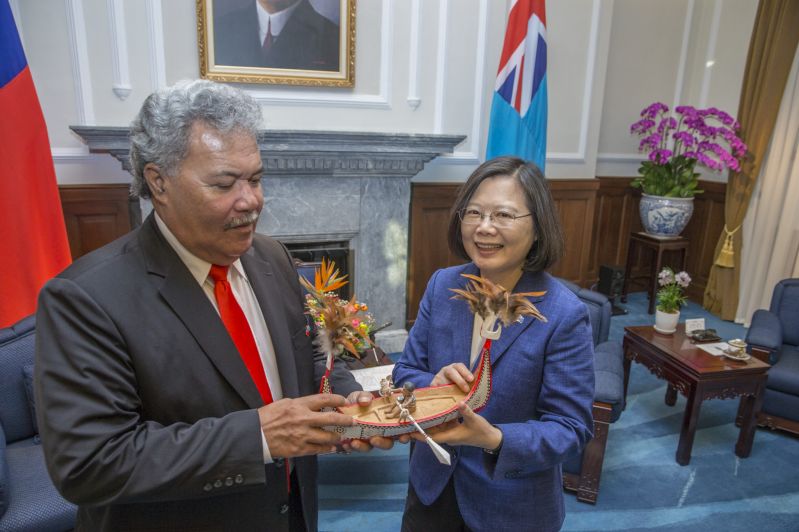 President Tsai lauds strong ties with diplomatic ally Tuvalu - Taiwan Today