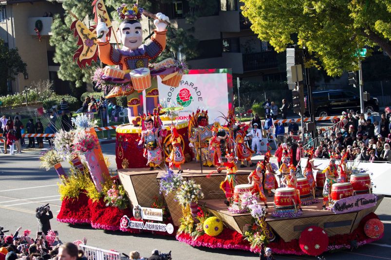Taiwan airline’s float claims international award at Rose Parade in ...