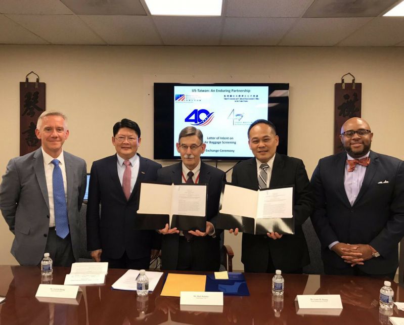 TECRO, AIT exchange letter of intent on establishing Baggage Screening ...