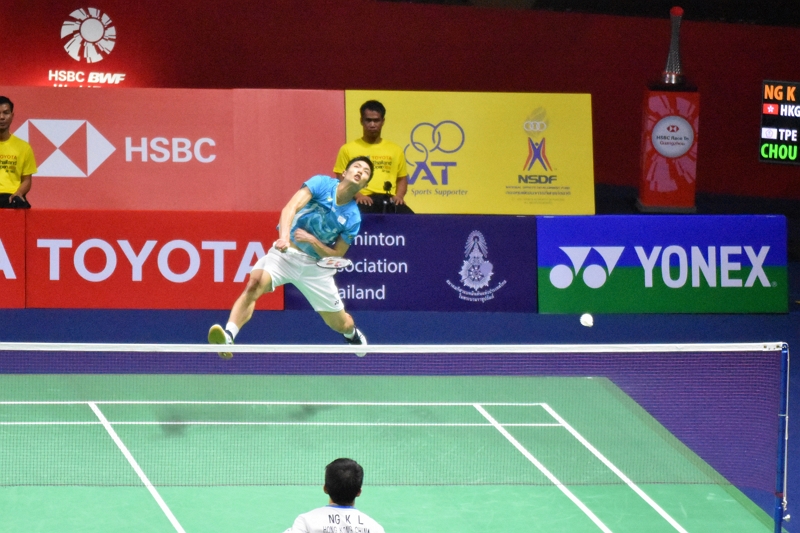 Chou Tien-chen claims 1st win for Taiwan in men’s singles at Thailand ...