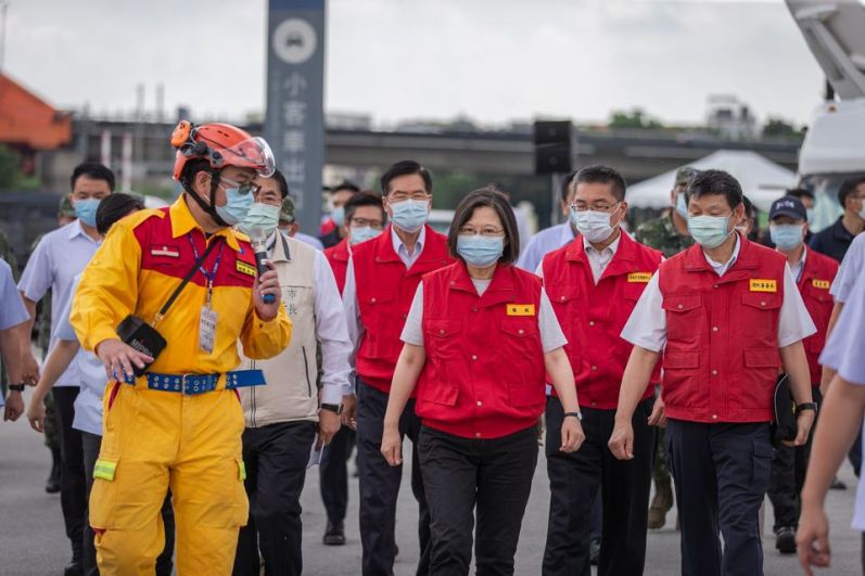 Tsai observes earthquake drill on National Disaster Prevention Day ...