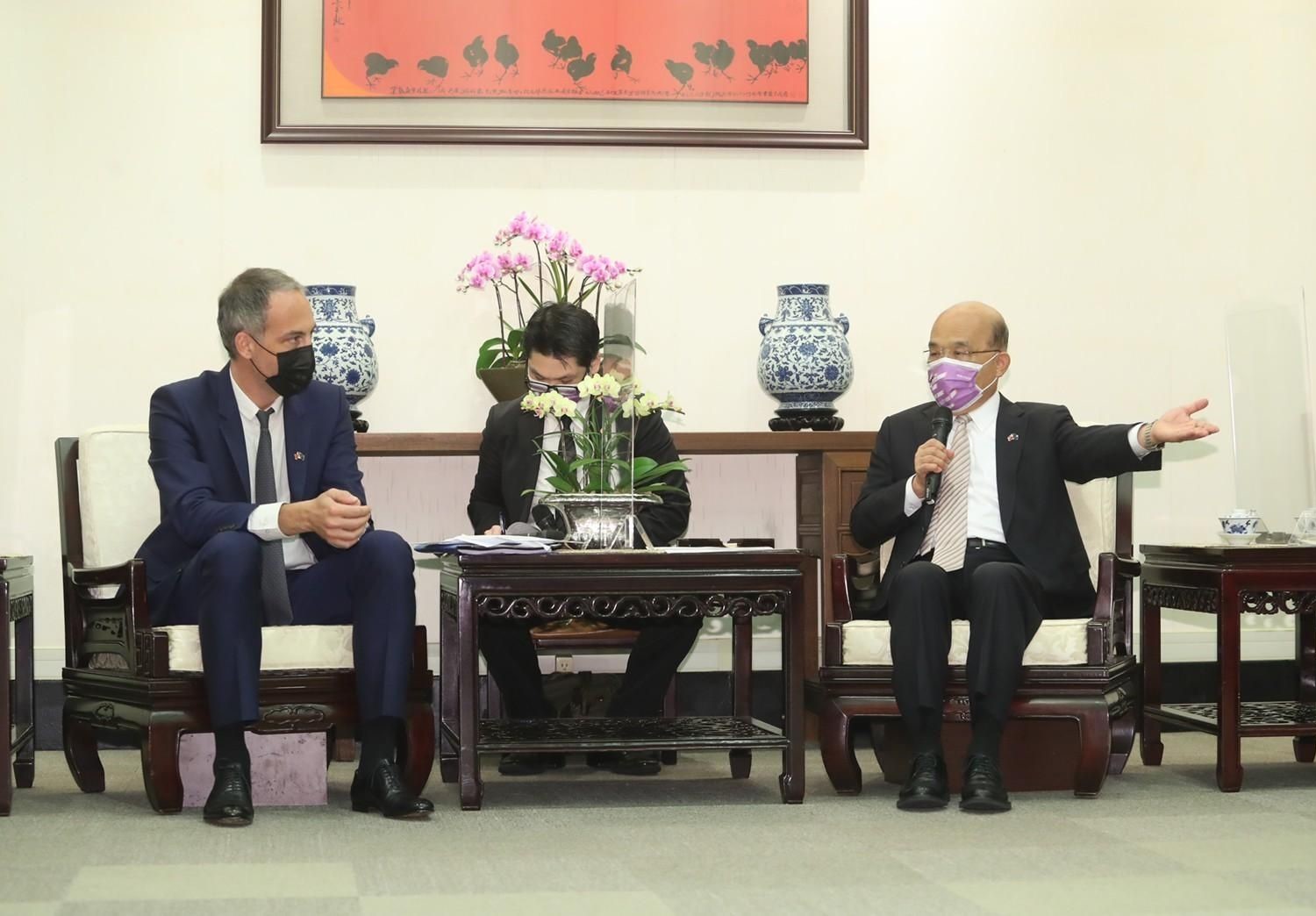 Premier Su receives European Parliament’s INGE delegation