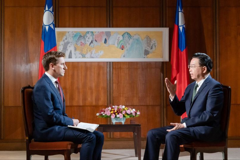 Foreign Minister Wu gives exclusive interview to NBC News’ Raf Sanchez ...