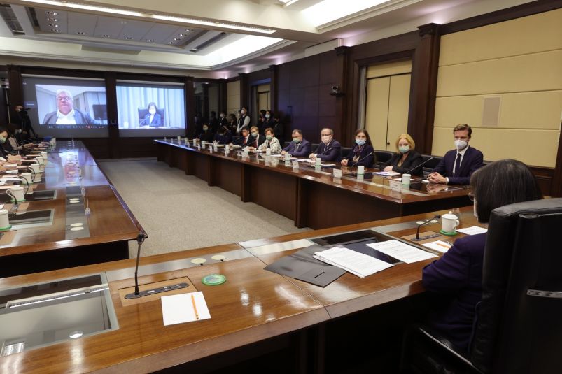 Tsai receives IPAC delegation, vows to strengthen Taiwan’s ties with ...