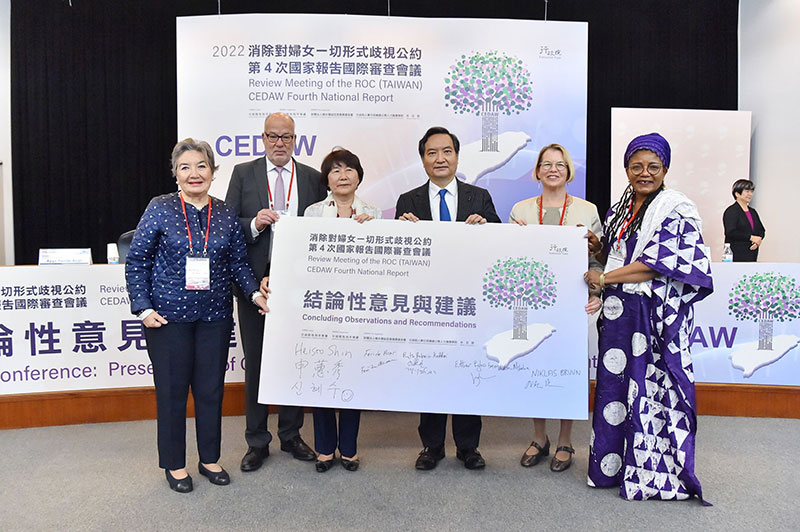 International review of CEDAW national report wraps up in Taipei