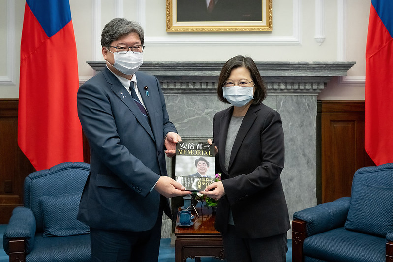 President Tsai receives Japan House Rep. Hagiuda - Taiwan Today