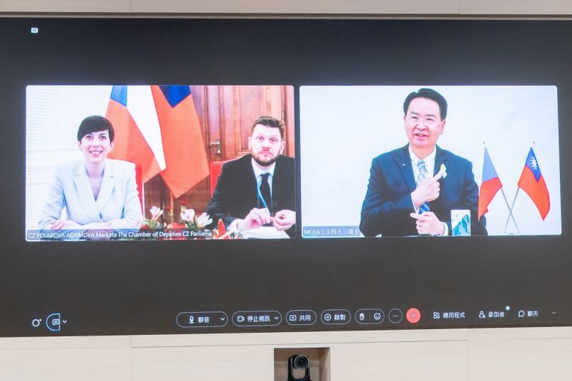 Foreign Minister Wu reaffirms Taiwan-Czechia ties during video call ...