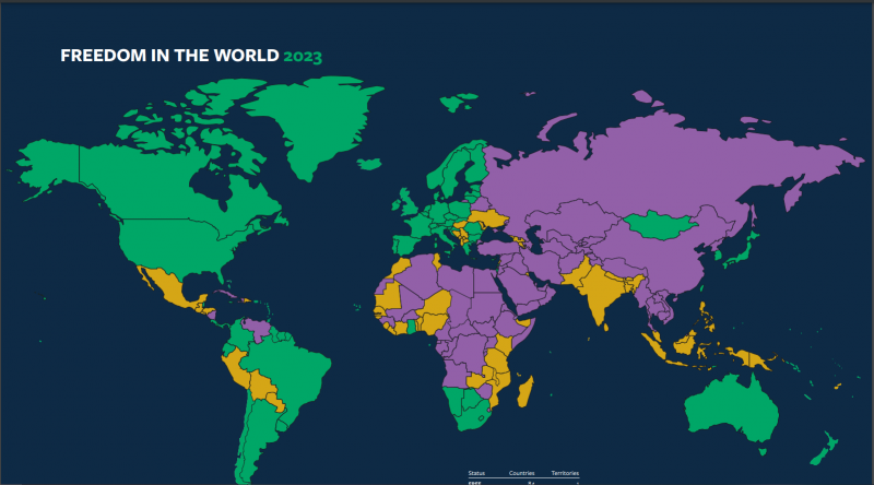 Freedom House rates Taiwan “free” for the 25th consecutive year ...