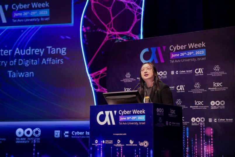 Digital Minister Tang shares Taiwan’s experience at Israel Cyber Week ...