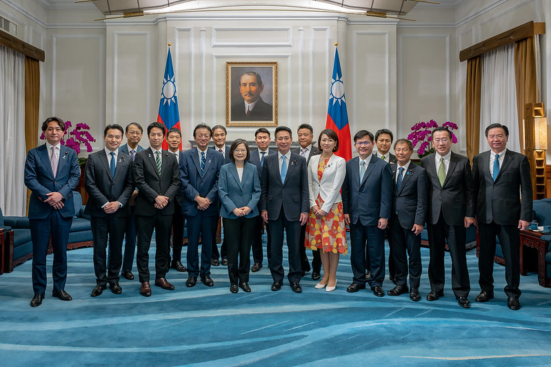 President Tsai welcomes Japanese cross-party delegation - Taiwan Today