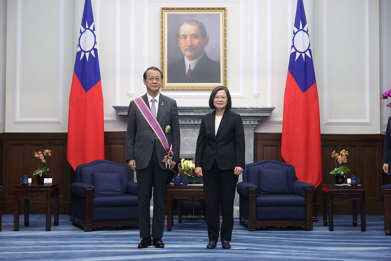 Tsai honors Japan’s outgoing representative - Taiwan Today