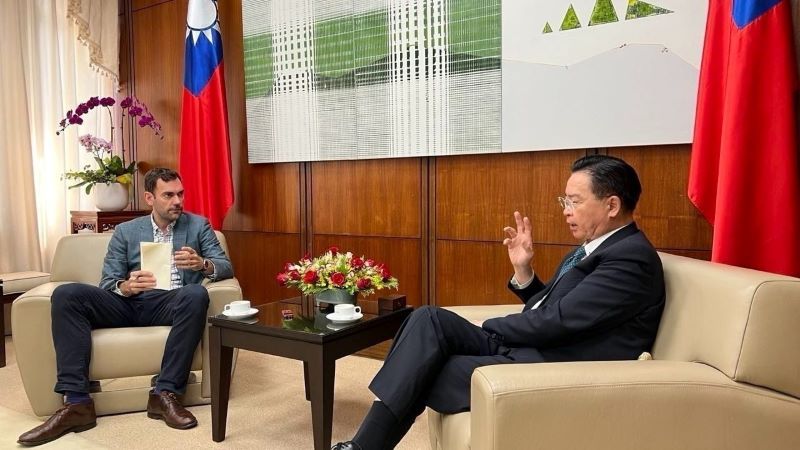 Foreign Minister Wu gives interview to Time Magazine - Taiwan Today