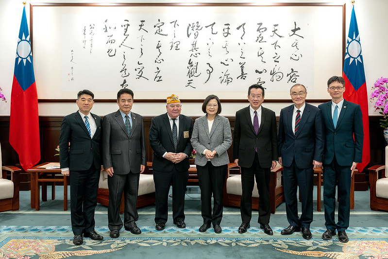 Tsai receives AMVETS national commander - Taiwan Today