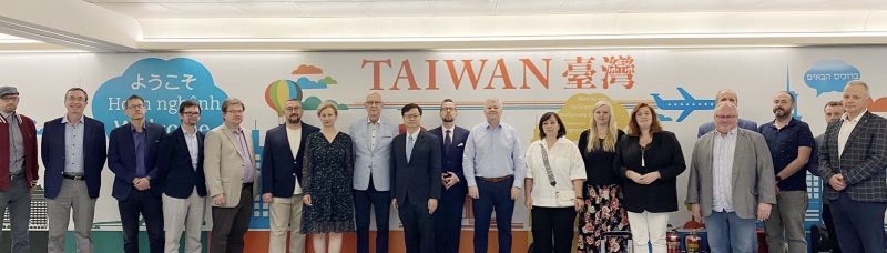 Delegation led by Czech Senate first vice president arrives - Taiwan Today