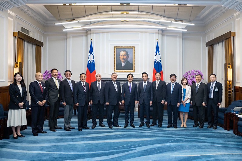 President Lai receives Japan parliamentary delegation led by former ...
