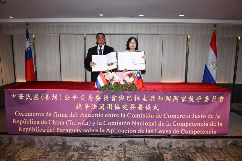FTC signs competition law pact with Paraguay’s NCC - Taiwan Today