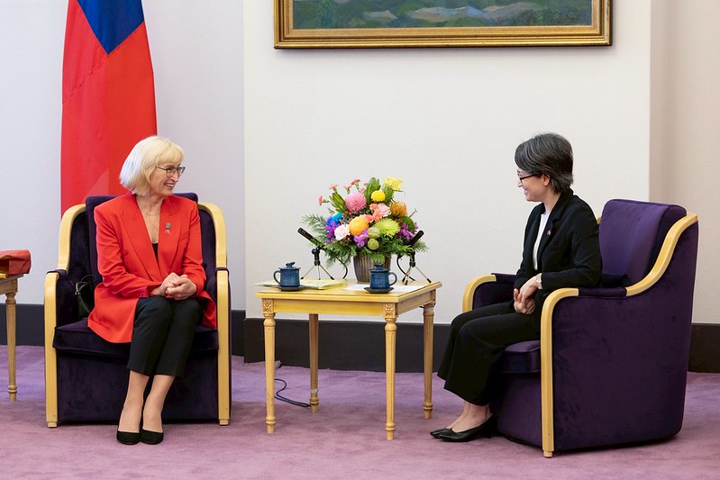 VP Hsiao, FM Lin receive Latvian parliamentary delegation - Taiwan Today