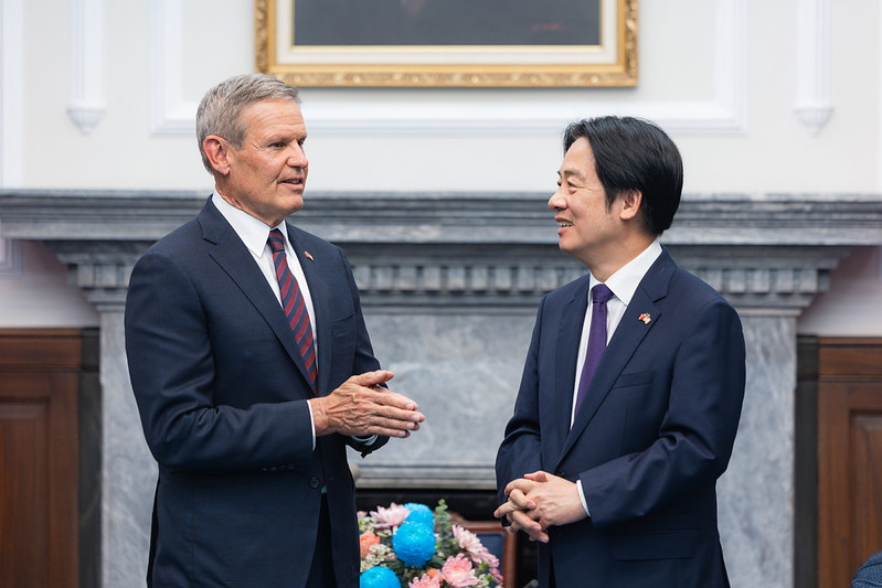 President Lai receives Tennessee governor - Taiwan Today