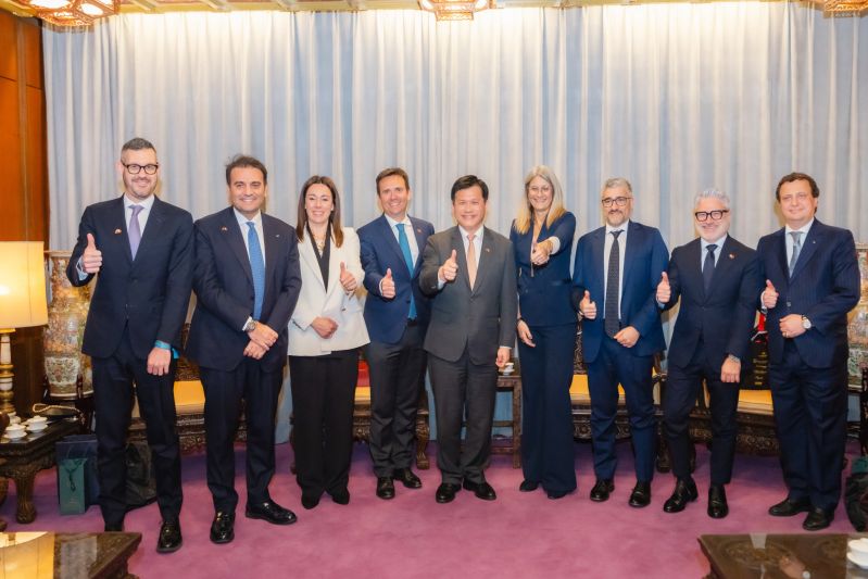 MOFA welcomes Italian parliamentary delegation - Taiwan Today