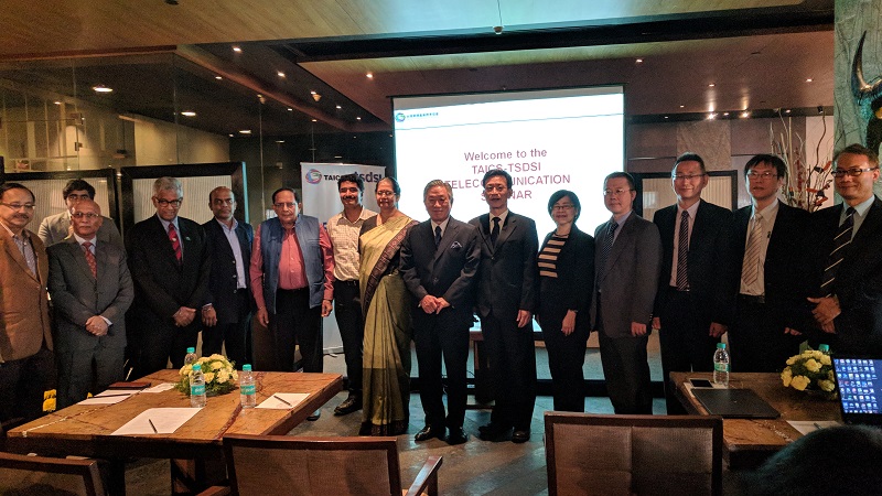 Amb. Tien addressed in the Taiwan-India Telecommunications Standard Summit