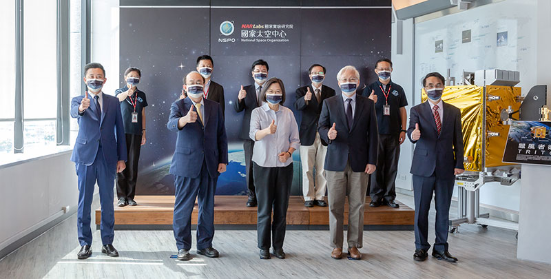 President Tsai vows to make Taiwan integral part of space technology ...
